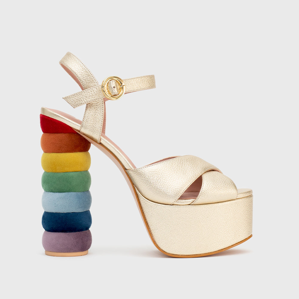 RETRO GOLDEN SUNSHINE MULTICOLOR PLATFORM – Butrich Worldwide